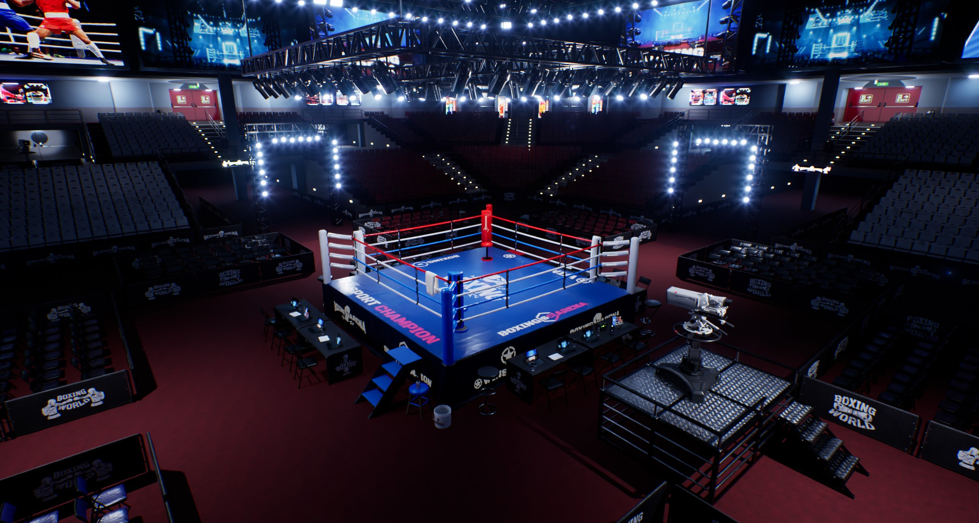 modelo 3d BOXING ARENA STADIUM Paquete de recursos completo listo para ...