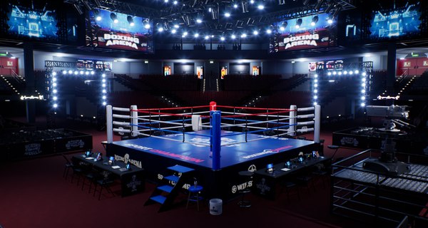 BOXING ARENA STADIUM Game Ready Complete Asset Pack3Dモデル - TurboSquid ...