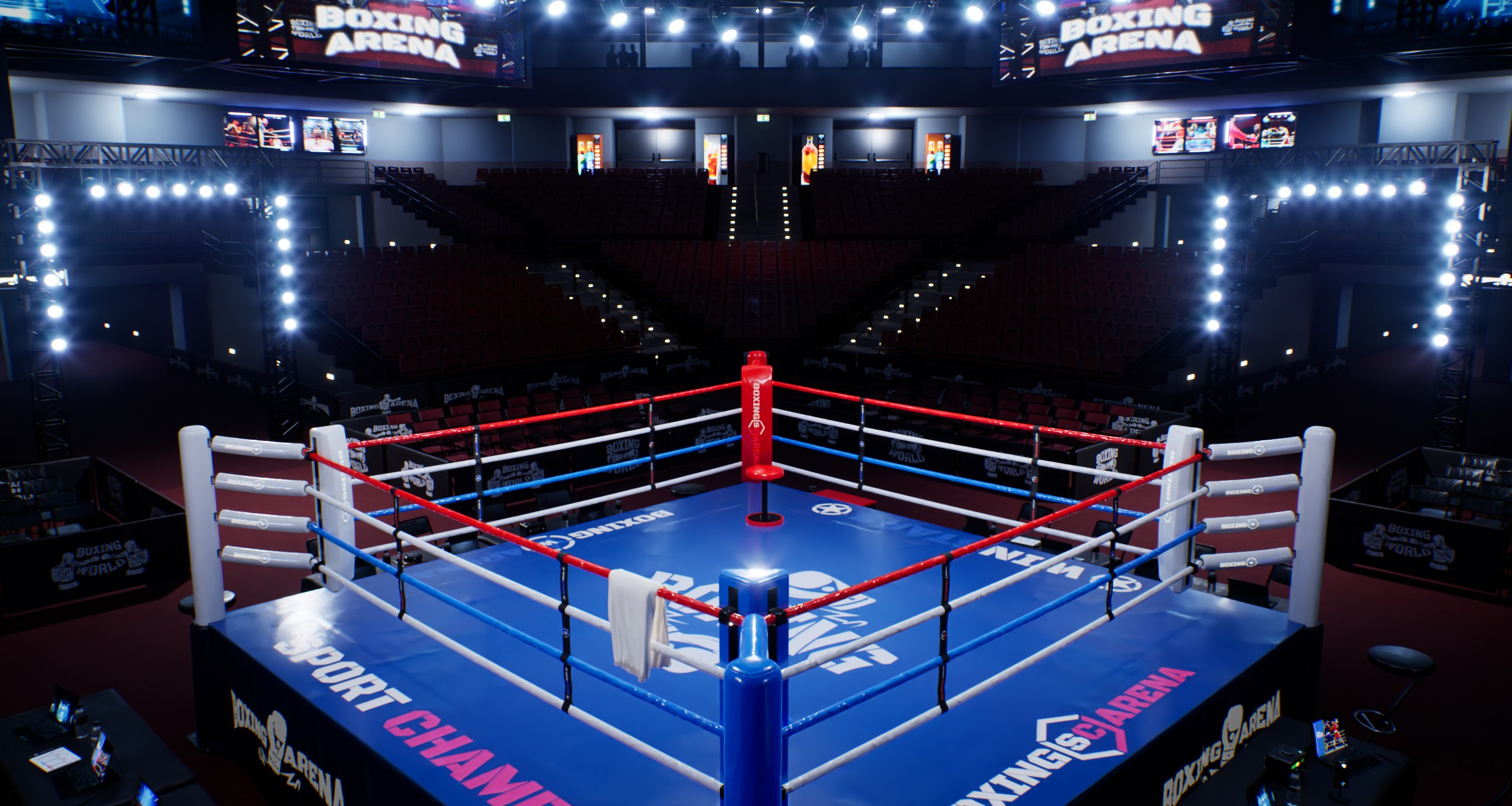 modelo 3d BOXING ARENA STADIUM Paquete de recursos completo listo para ...
