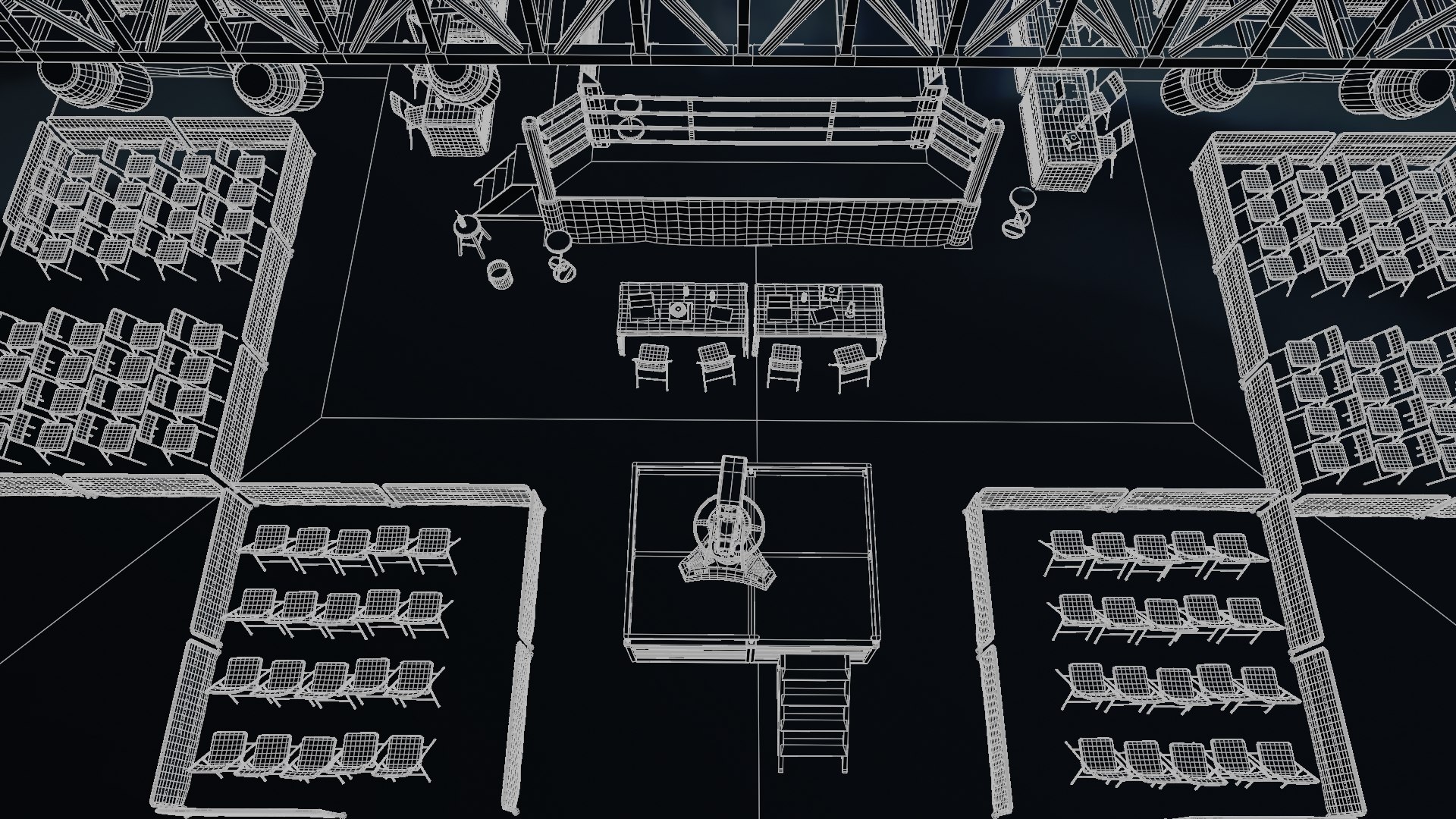 BOXING ARENA STADIUM Game Ready Complete Asset Pack 3D model ...