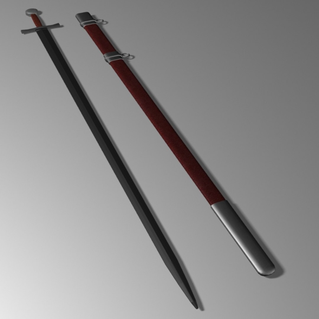 Medieval Sword 3d Model