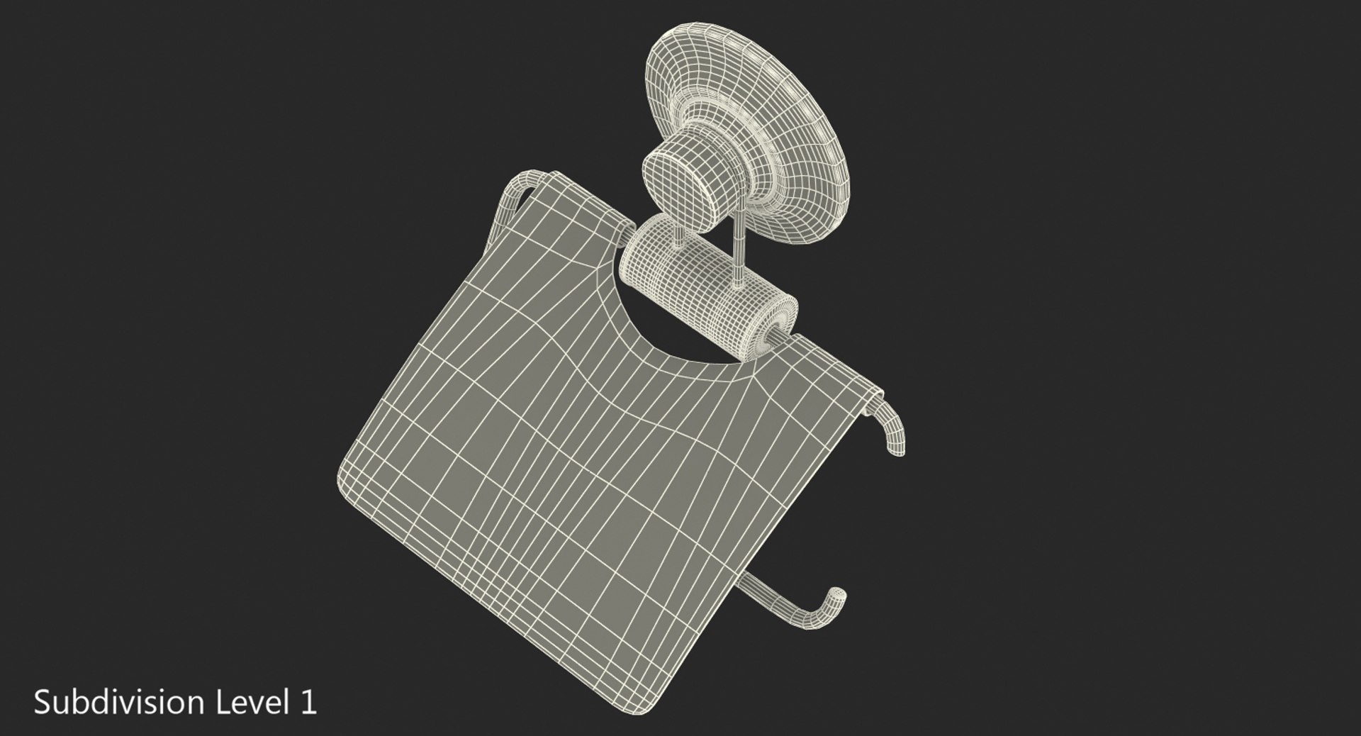 Toilet paper holder 3D model - TurboSquid 1214123