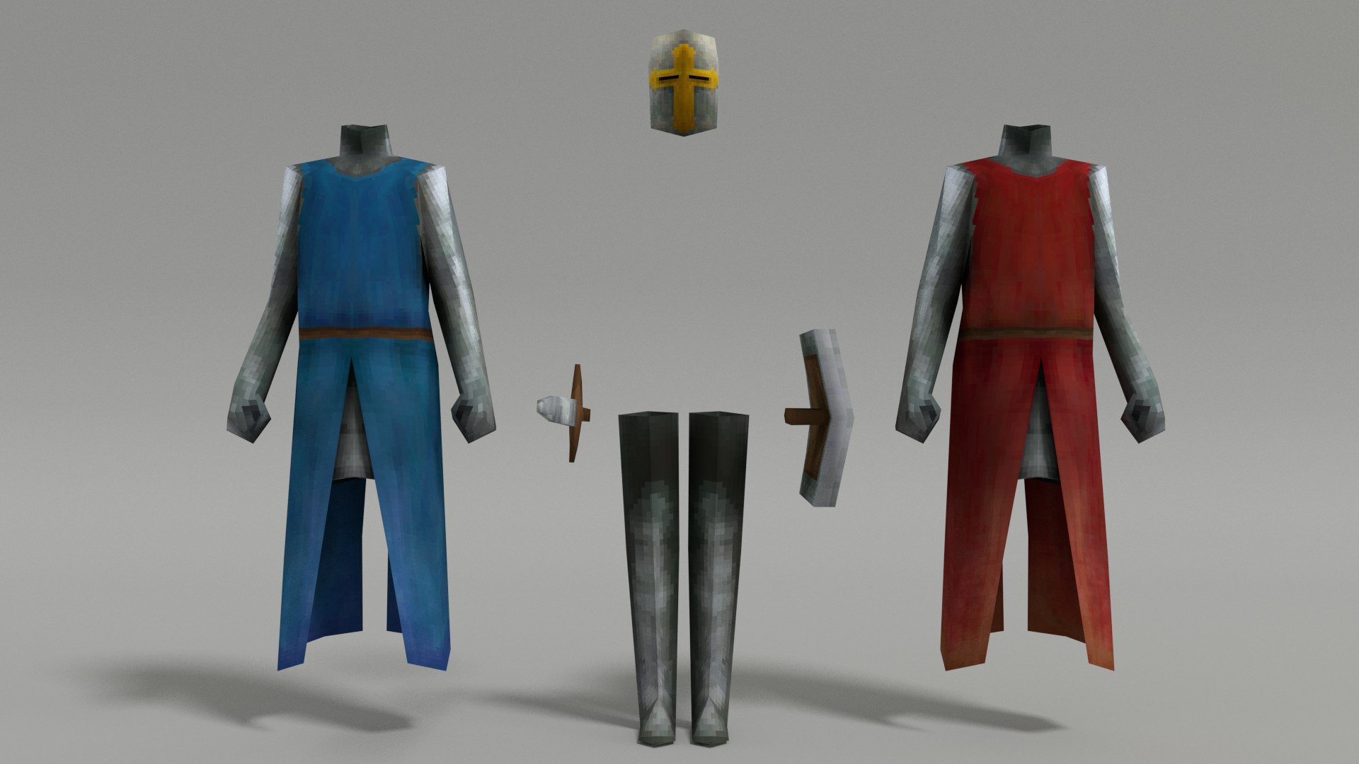 Medieval Knight 3d Model
