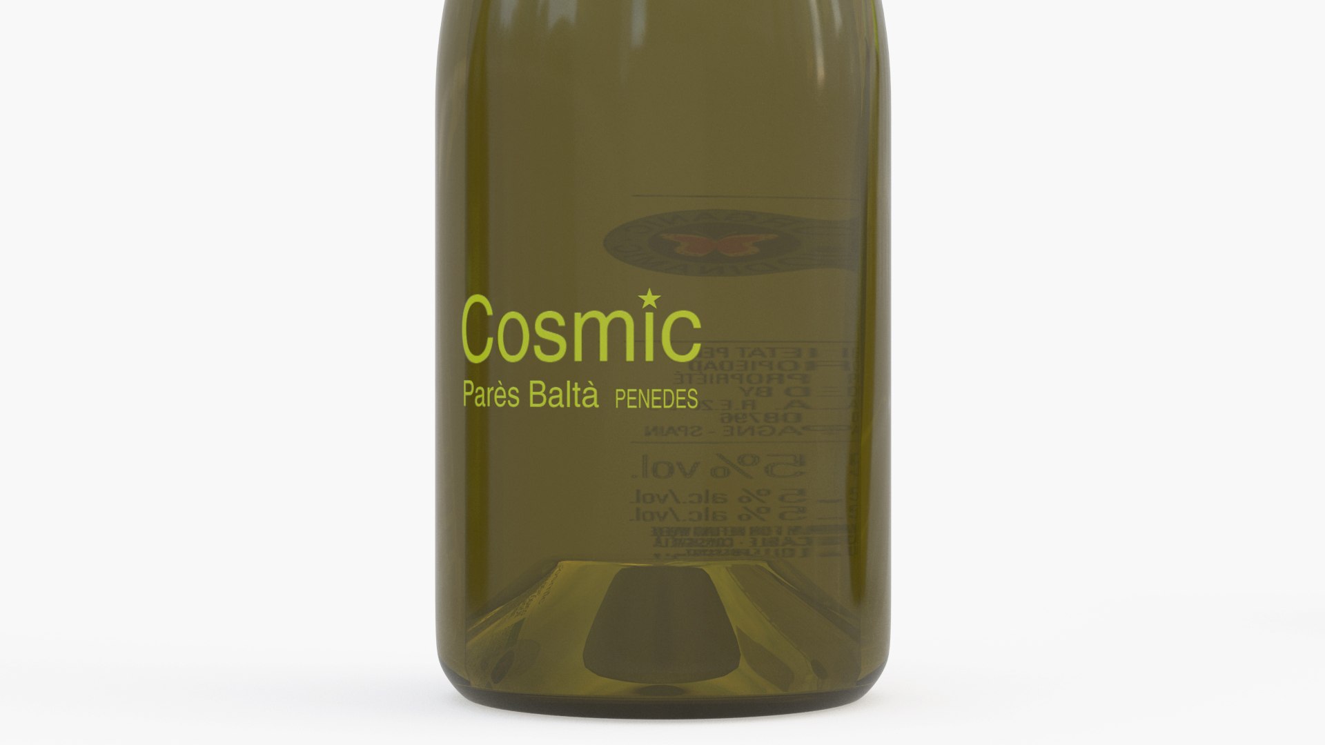 Cosmic Pares Balta Wine Bottle 3D - TurboSquid 2314020