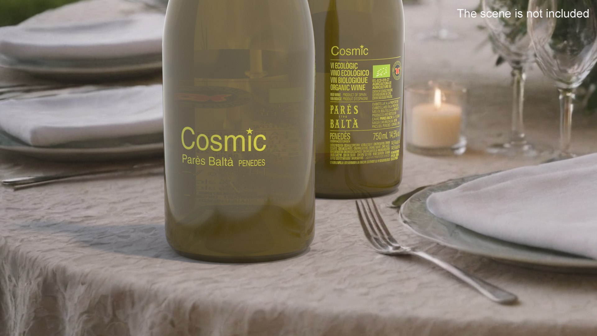 Cosmic Pares Balta Wine Bottle 3D - TurboSquid 2314020