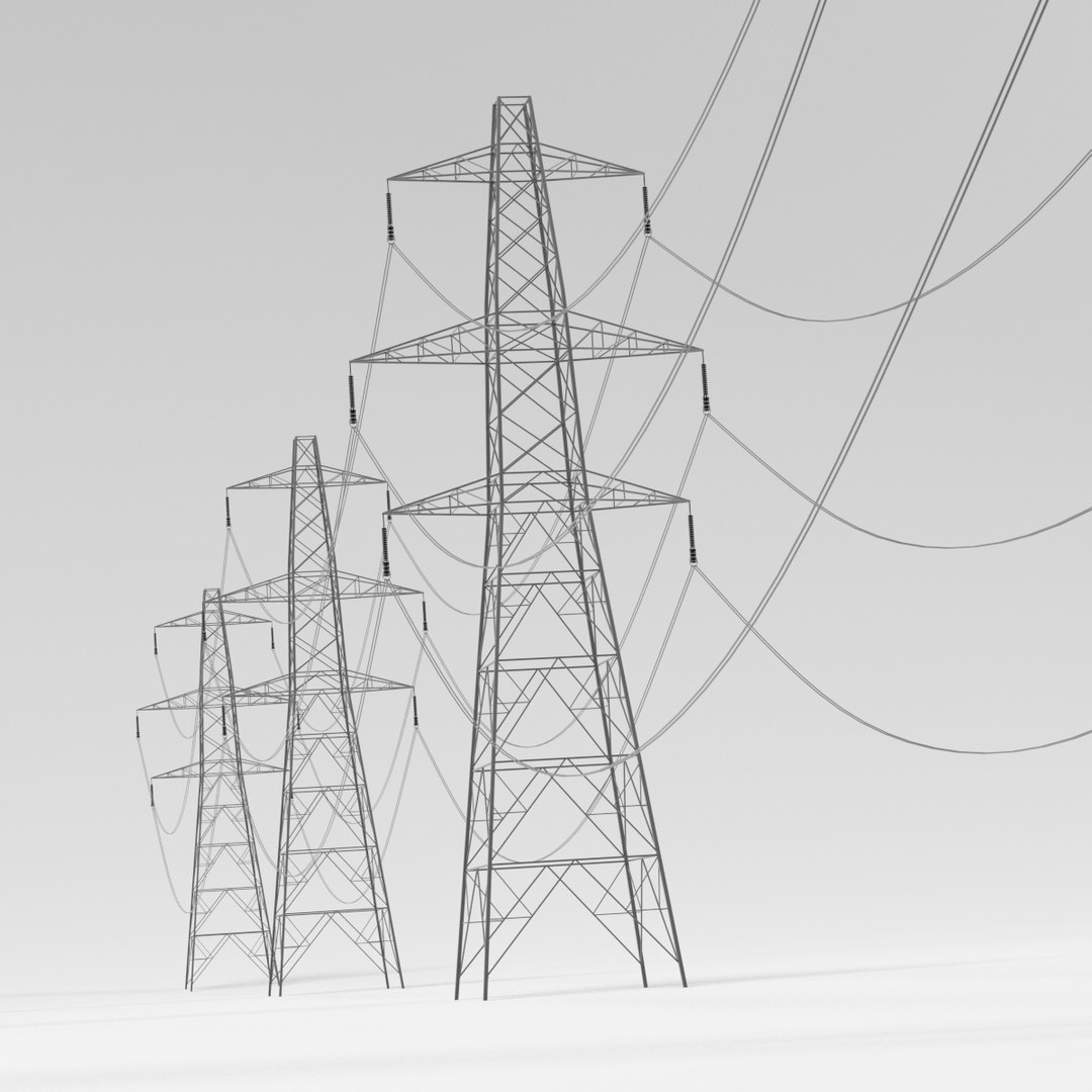3d Model Electric Line