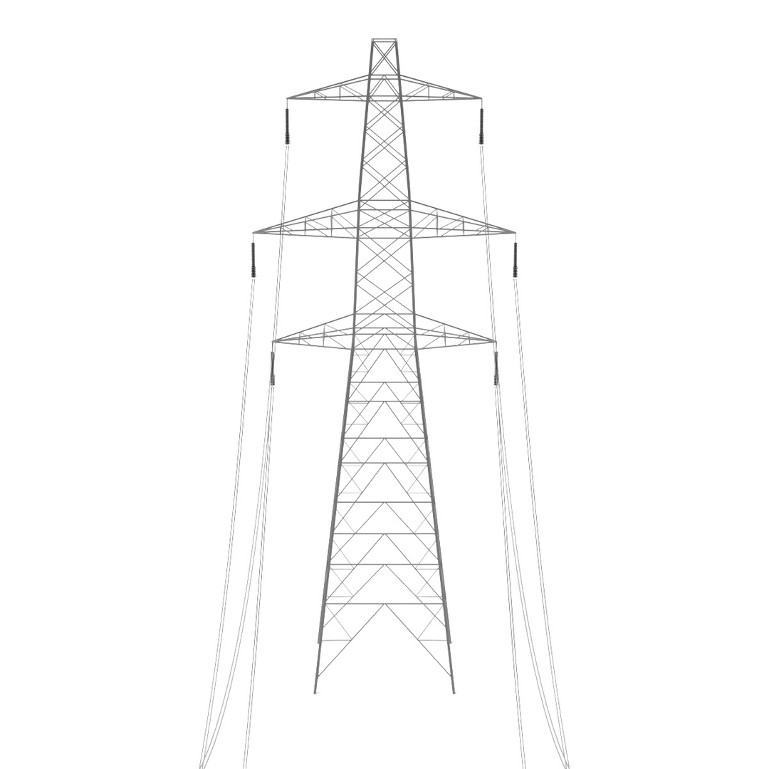 3d Model Electric Line