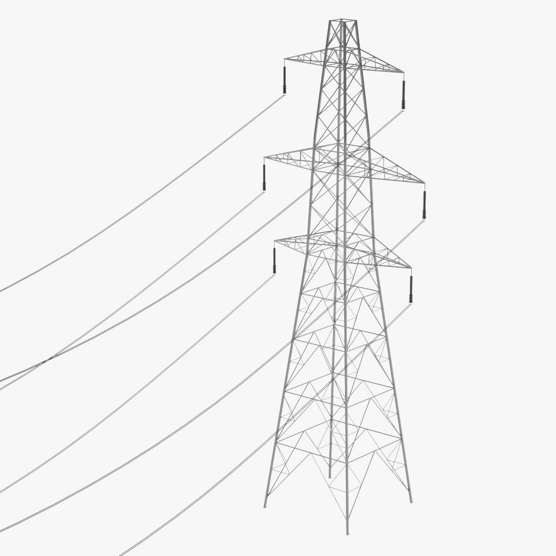 3d Model Electric Line