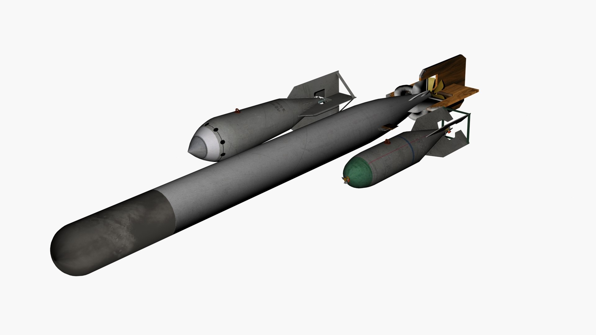 3D Japanese Bombs Of Pearl Harbor Model - TurboSquid 2092290