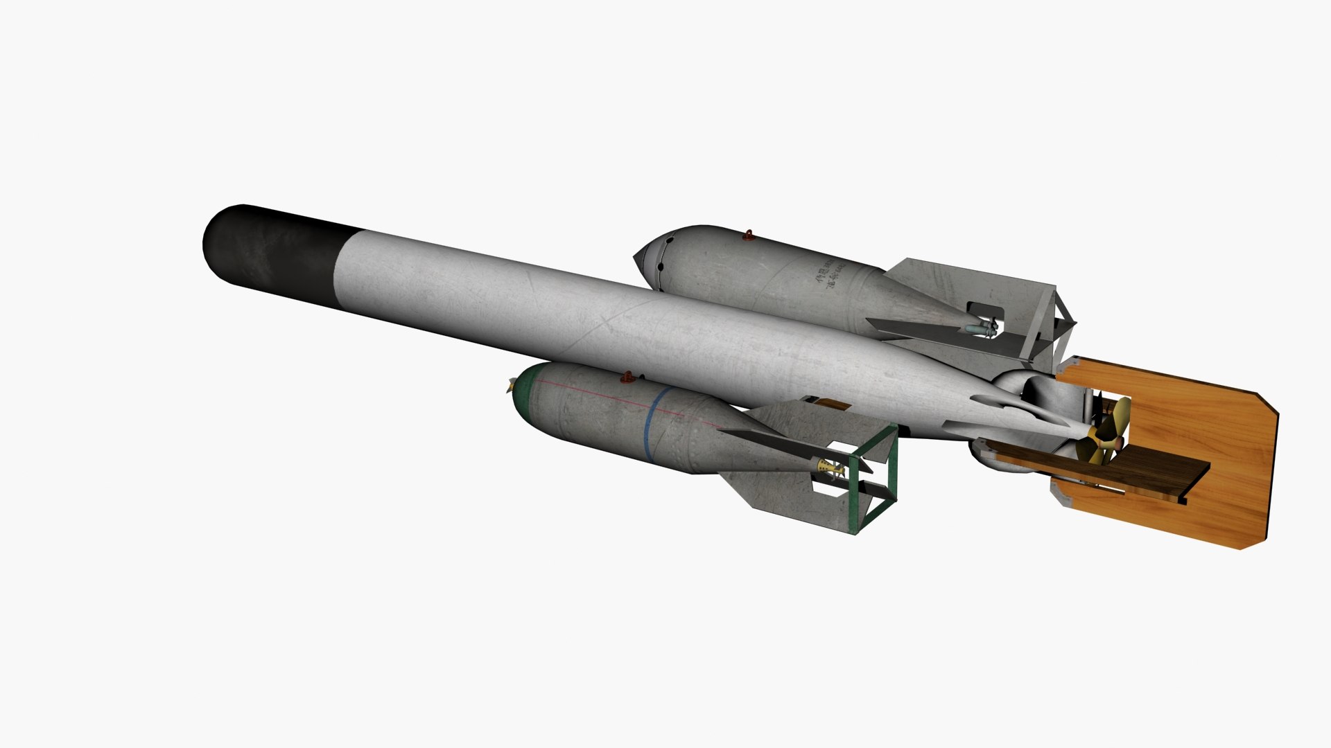 3D Japanese Bombs Of Pearl Harbor Model - TurboSquid 2092290