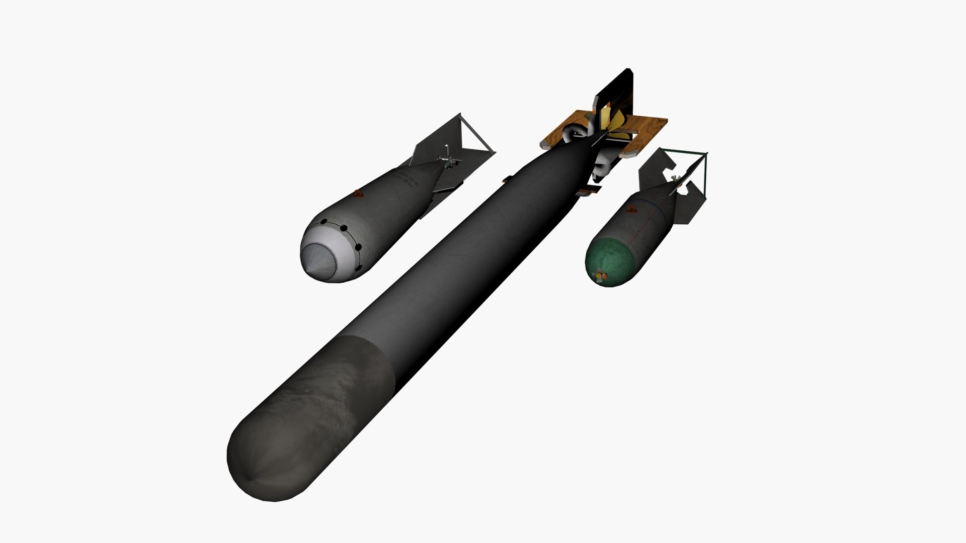 3D Japanese Bombs Of Pearl Harbor Model - TurboSquid 2092290