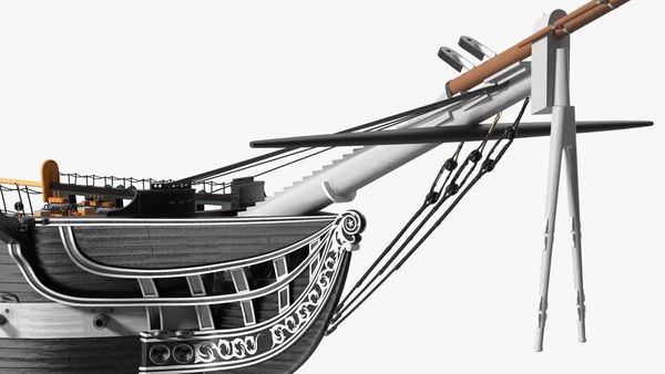 Fregat Wooden Hull 3D model - TurboSquid 1845837
