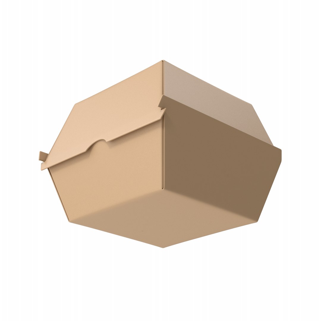 3D Model Burger Box - TurboSquid 1863839