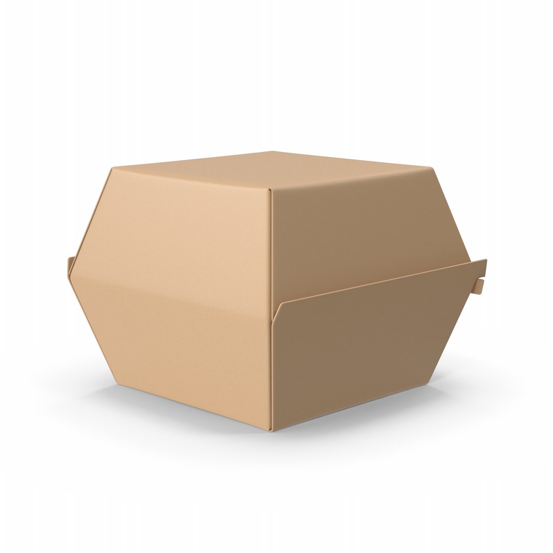 3D Model Burger Box - TurboSquid 1863839