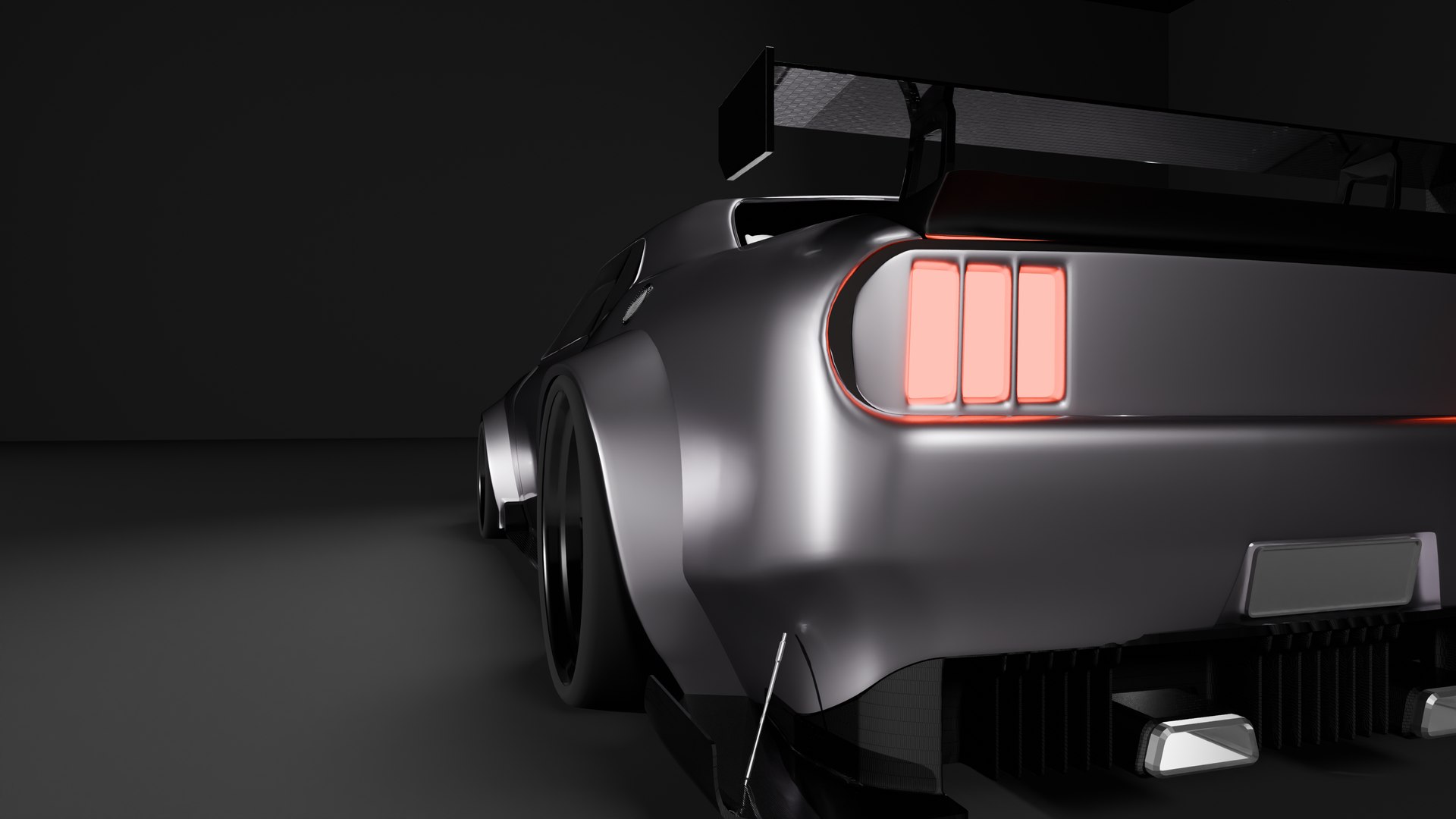 3D Model Modified Dodge Challenger - TurboSquid 2421729