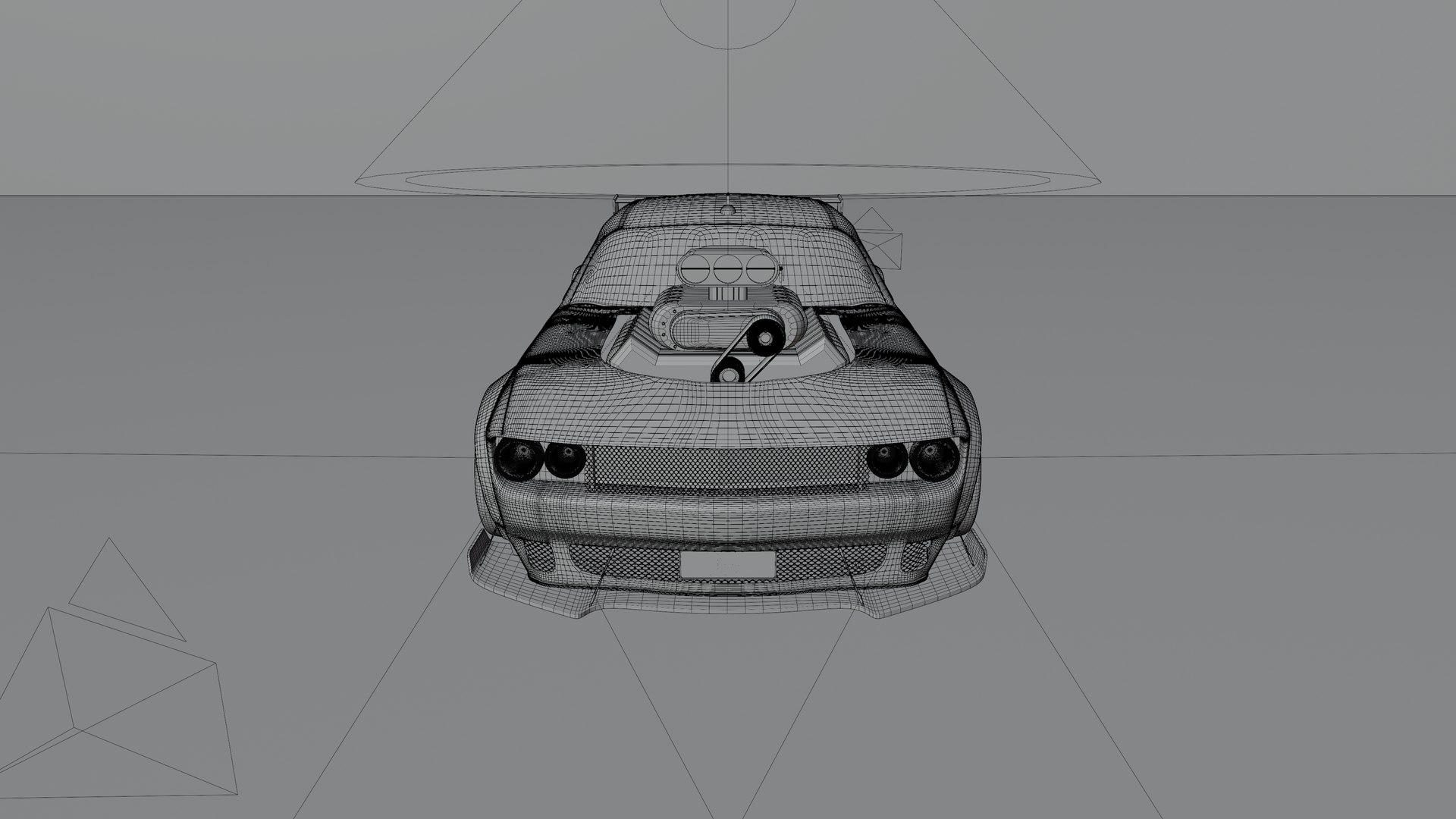 3D Model Modified Dodge Challenger - TurboSquid 2421729