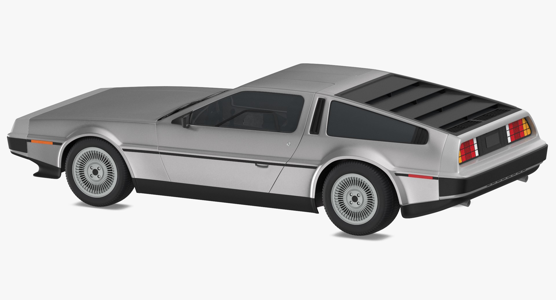 Delorean generic driving 3D - TurboSquid 1335720