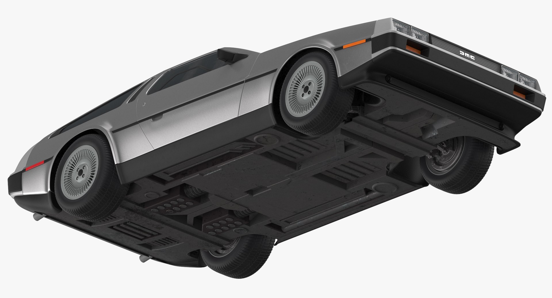 Delorean generic driving 3D - TurboSquid 1335720