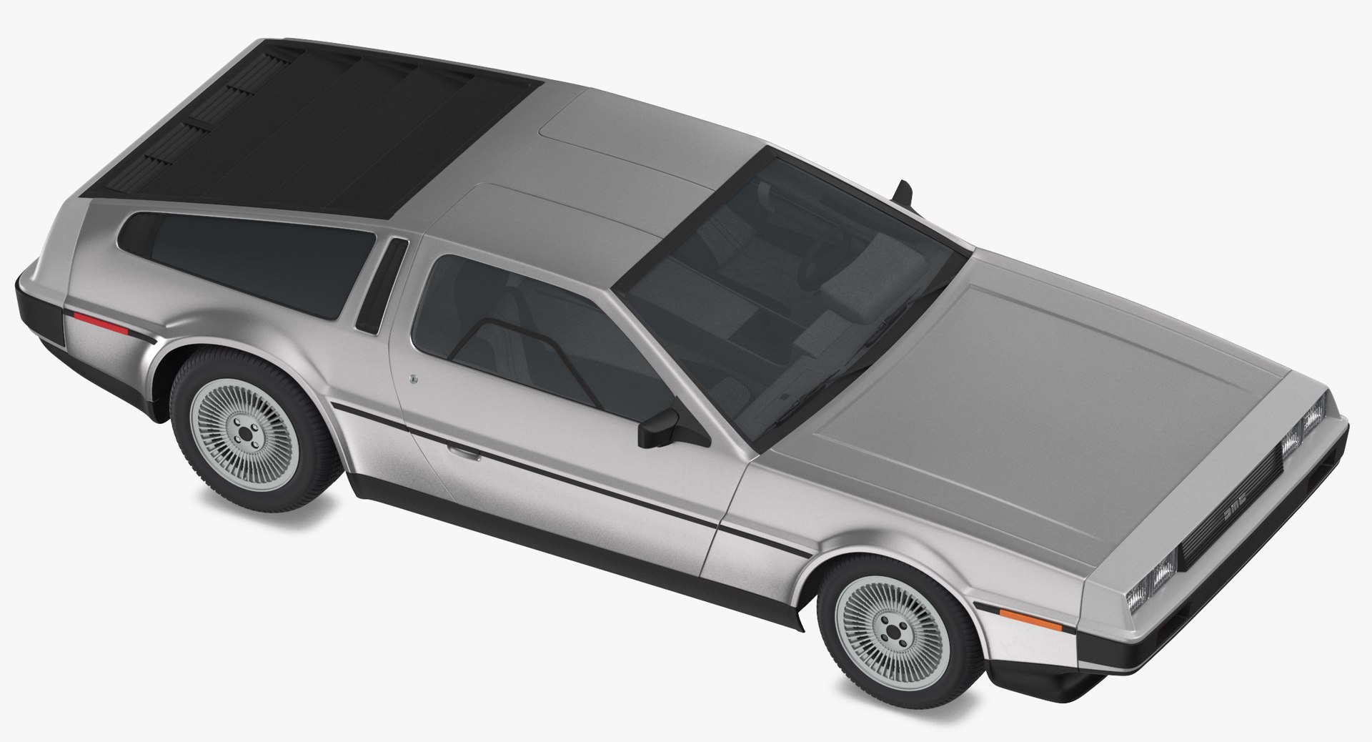 Delorean generic driving 3D - TurboSquid 1335720