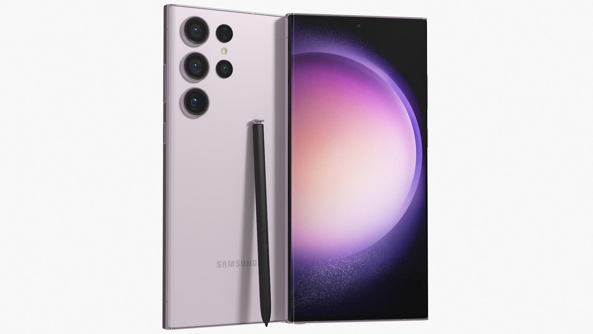 Samsung Galaxy S23 Ultra Lavender 3D model - TurboSquid 2022016