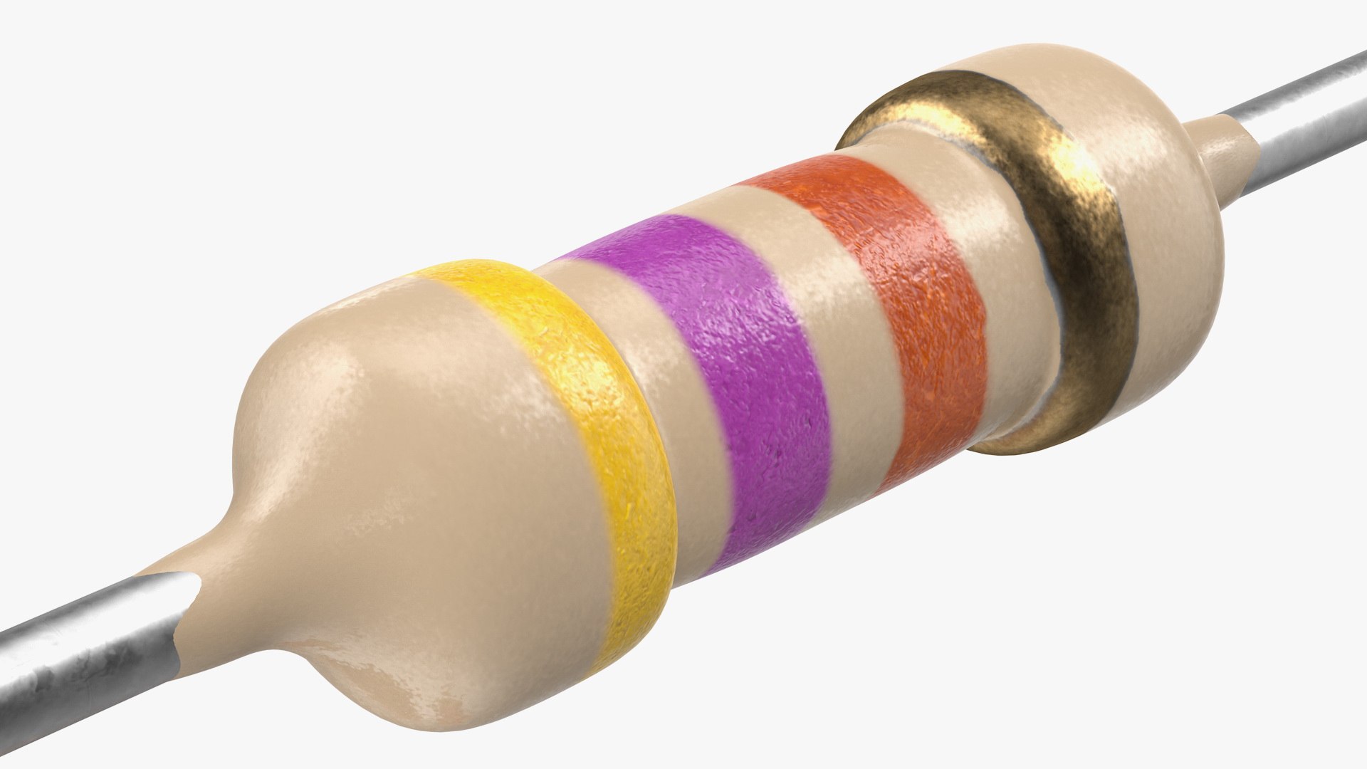 Axial Lead Metal Film 3D - TurboSquid 1666108