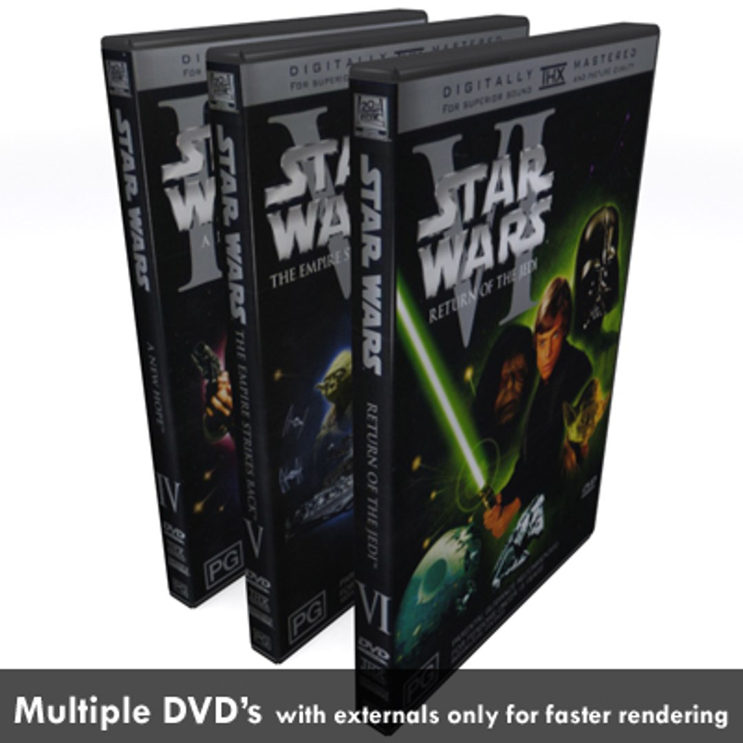 Dvd Box Disk Case 3d Model