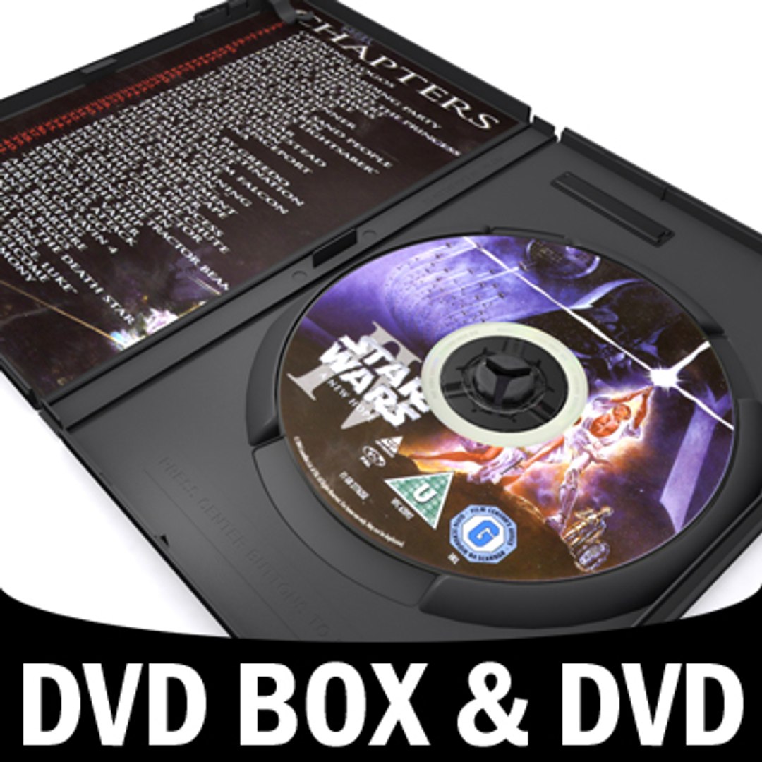 Dvd Box Disk Case 3d Model