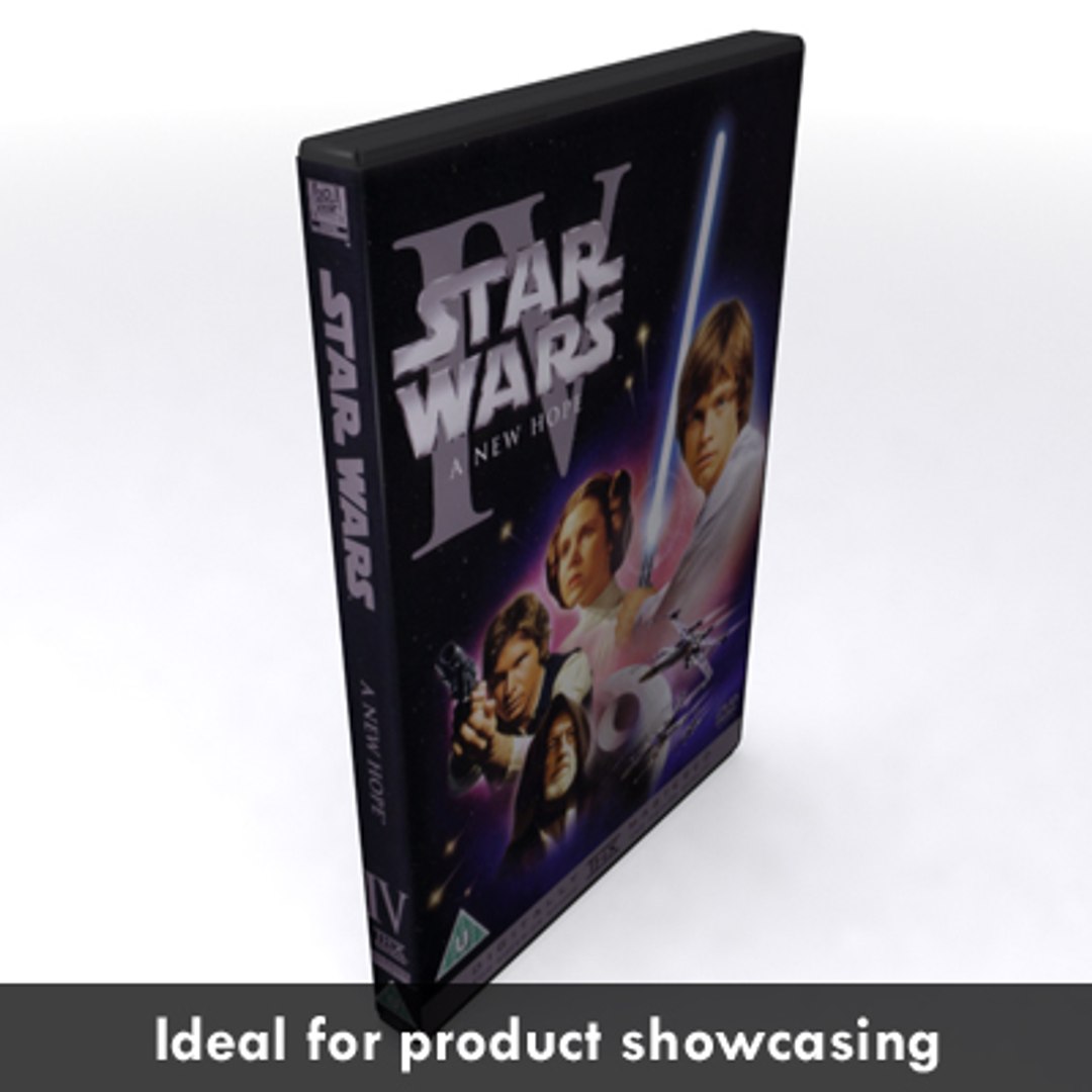 Dvd Box Disk Case 3d Model