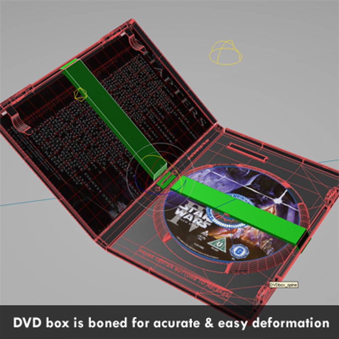 Dvd Box Disk Case 3d Model