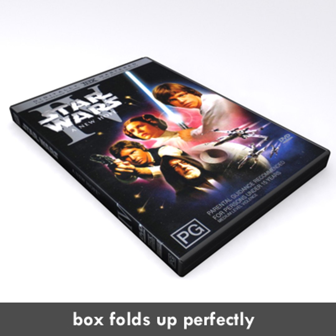 Dvd Box Disk Case 3d Model