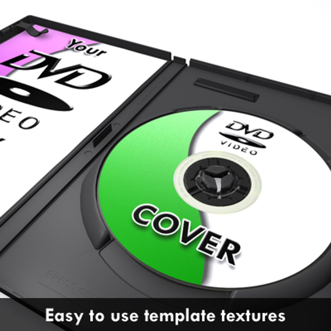Dvd Box Disk Case 3d Model
