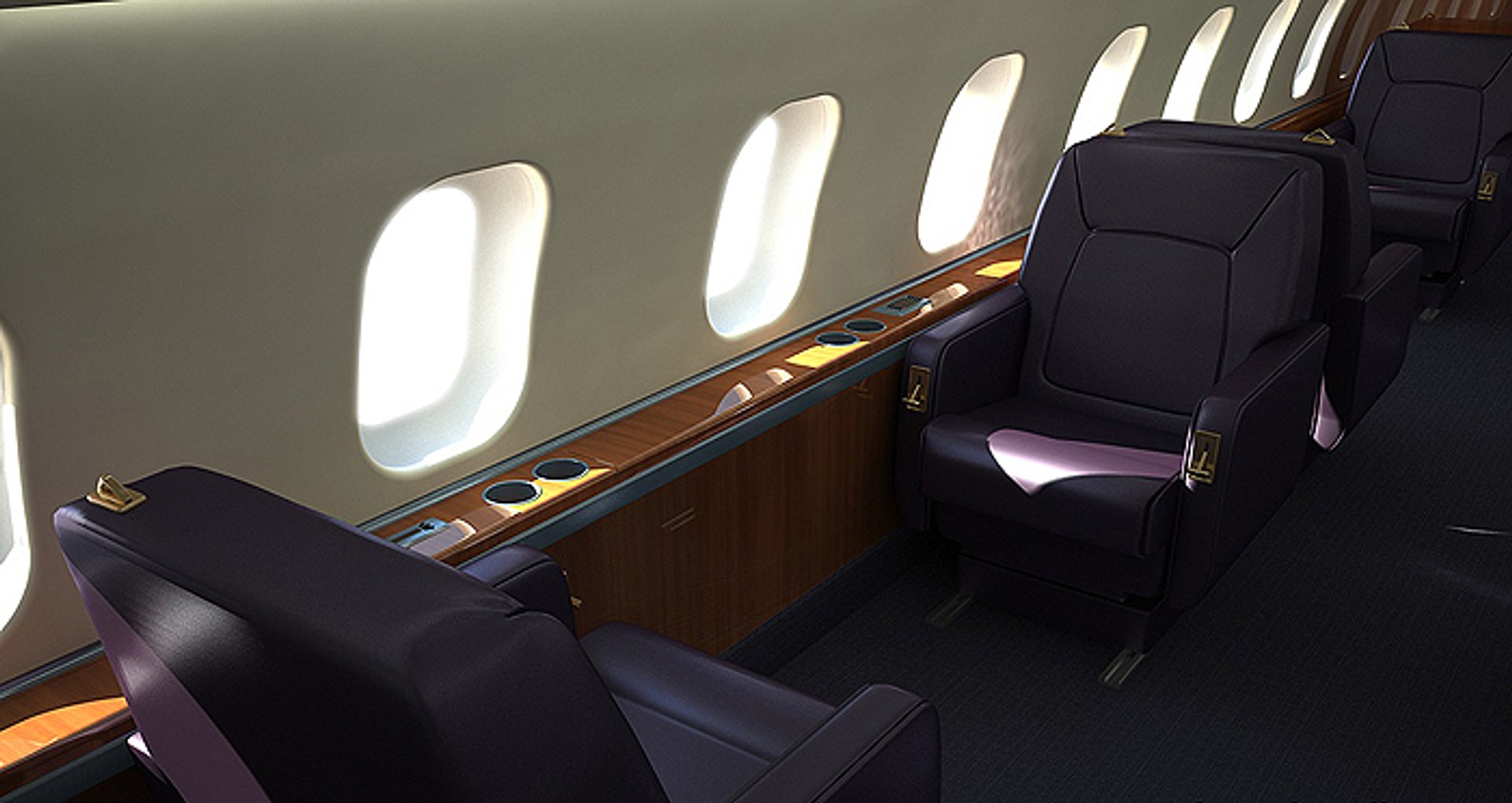C4d Business Aircraft Seat