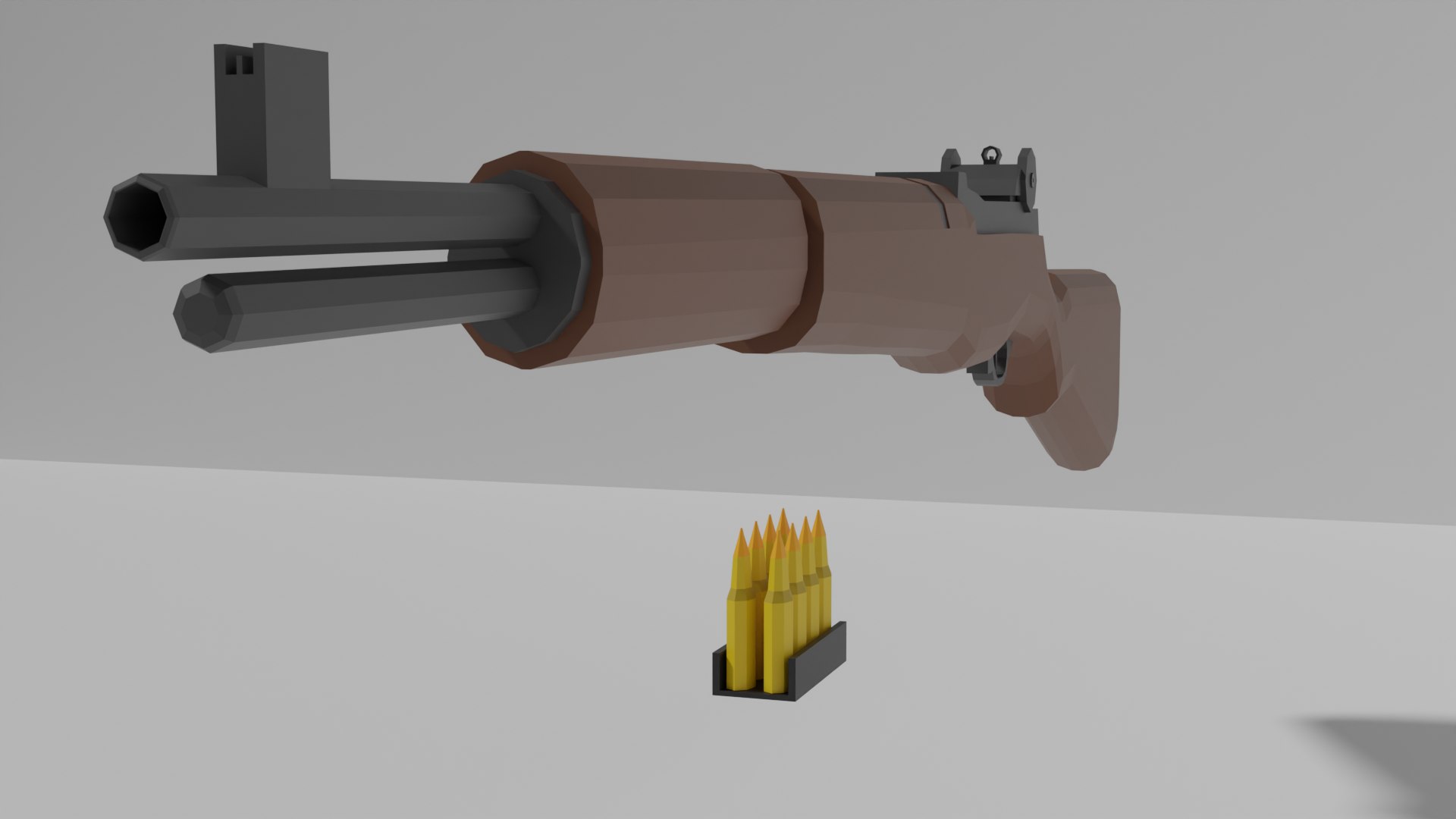 Free Low Poly M1-Garand 3D Model - TurboSquid 2415258