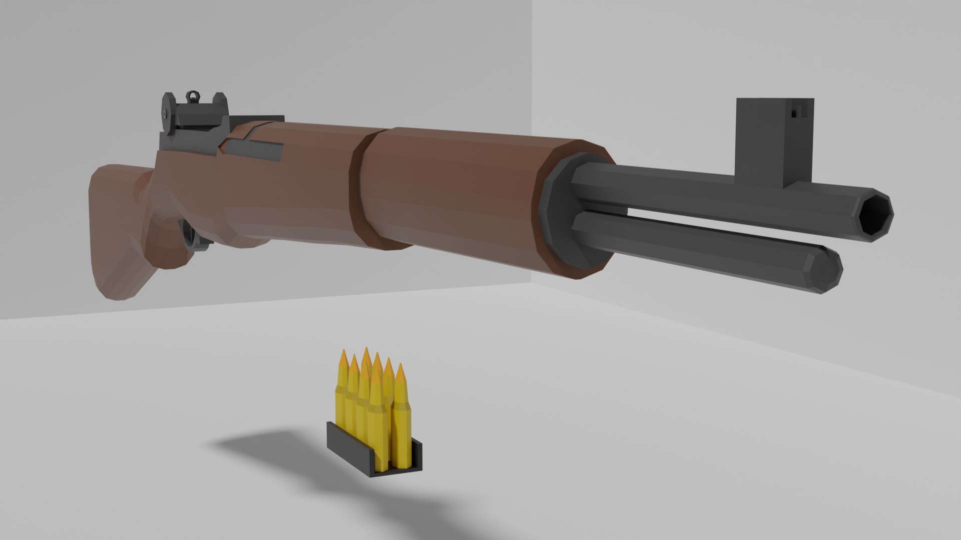 Free Low Poly M1-Garand 3D Model - TurboSquid 2415258
