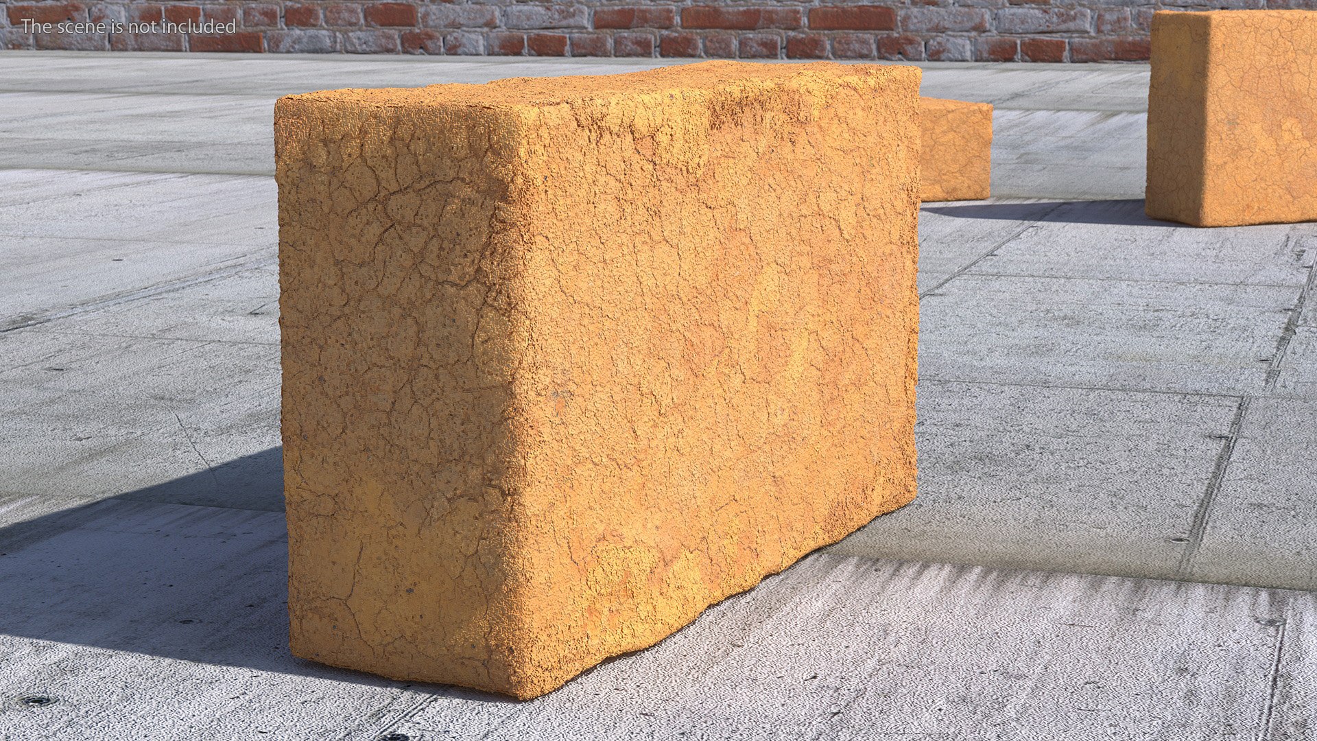 3D Model Handmade Clay Brick - TurboSquid 2109453