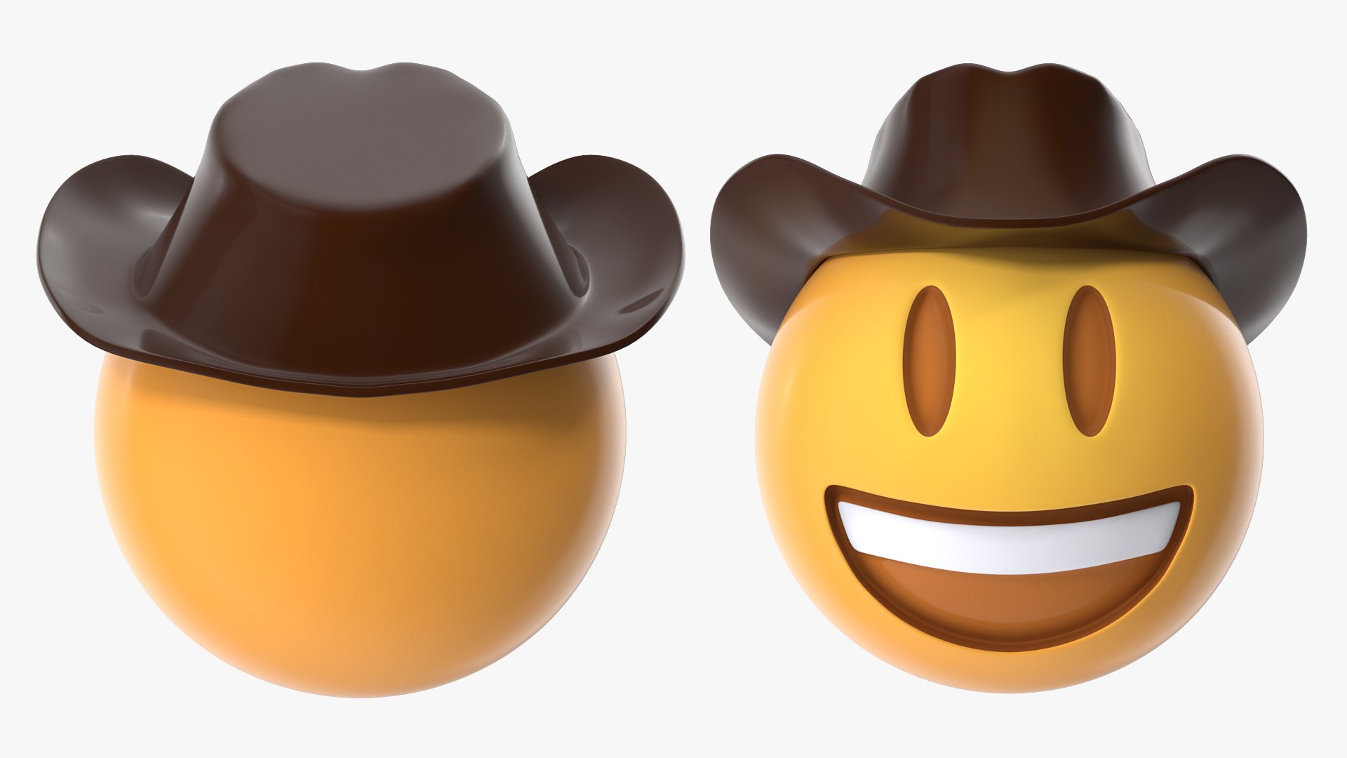 Cowboy Emoji 3D Model - TurboSquid 1530696