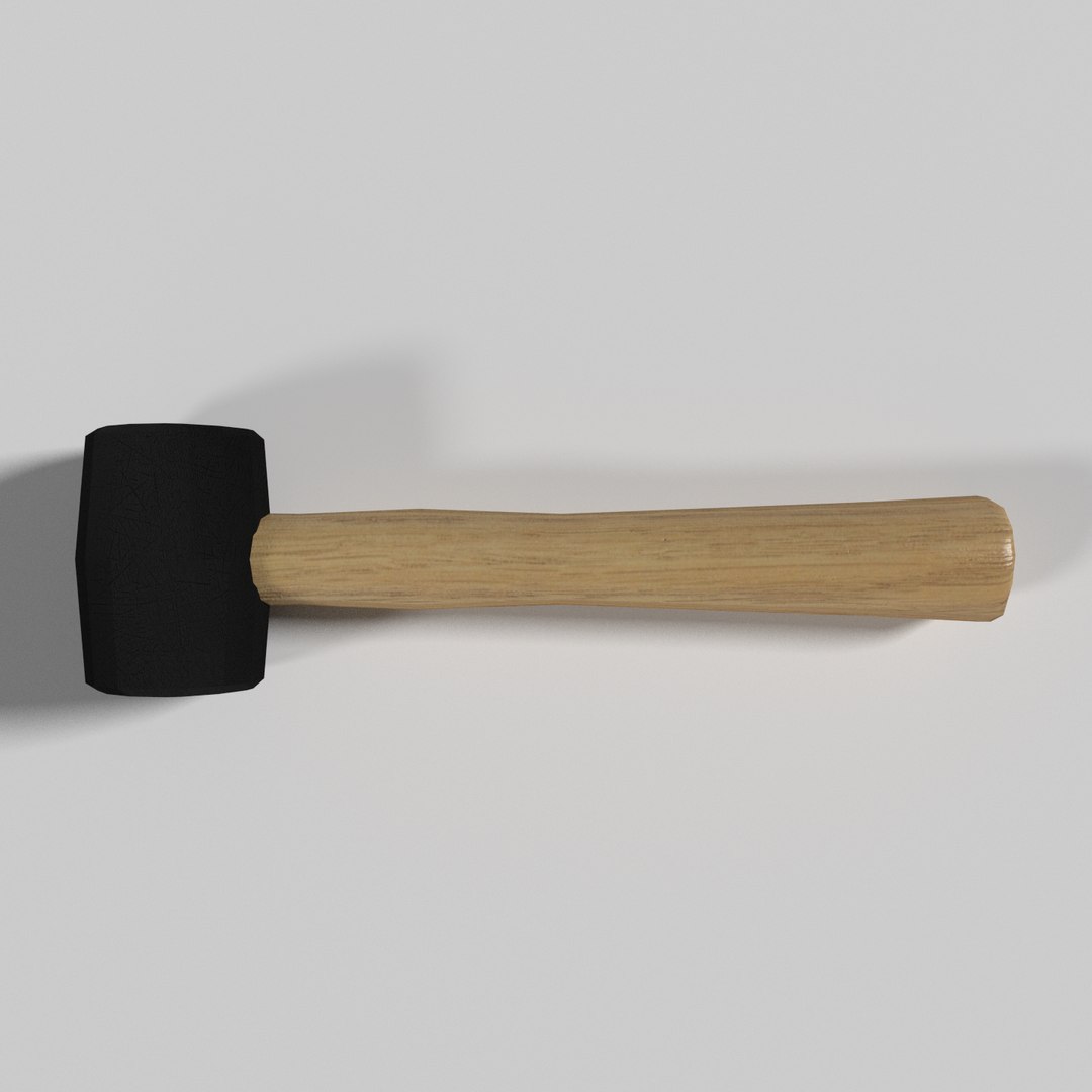 rubber mallet 3d 3ds