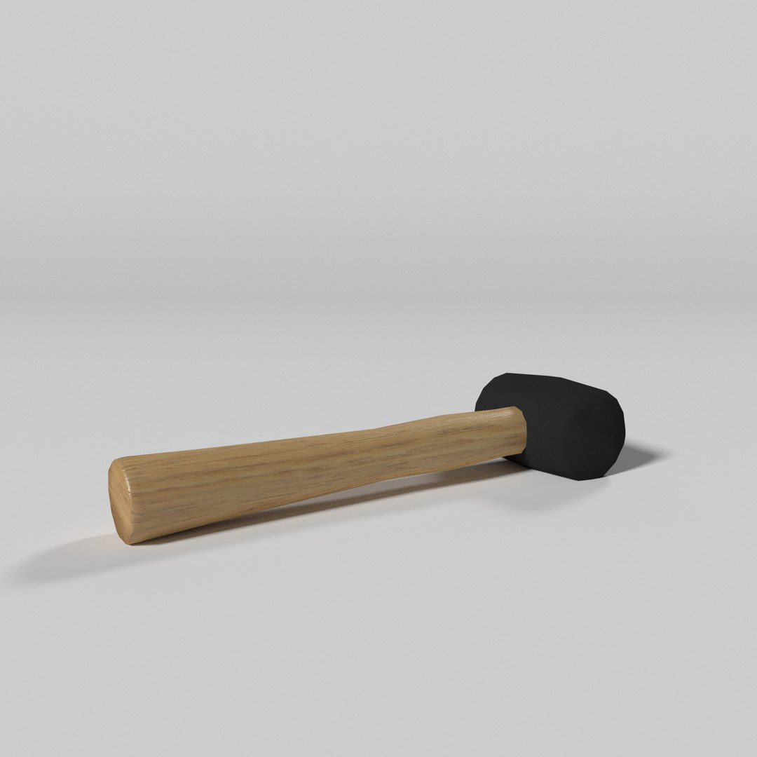 rubber mallet 3d 3ds
