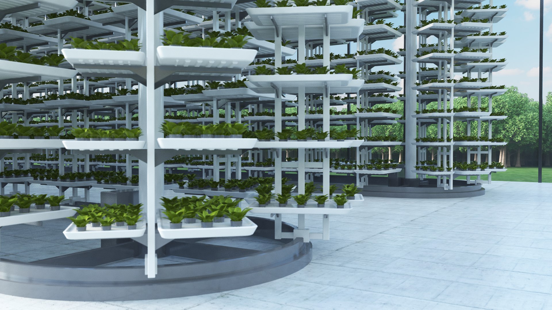 3D Hydroponics Vertical Farm 09 - TurboSquid 1883824