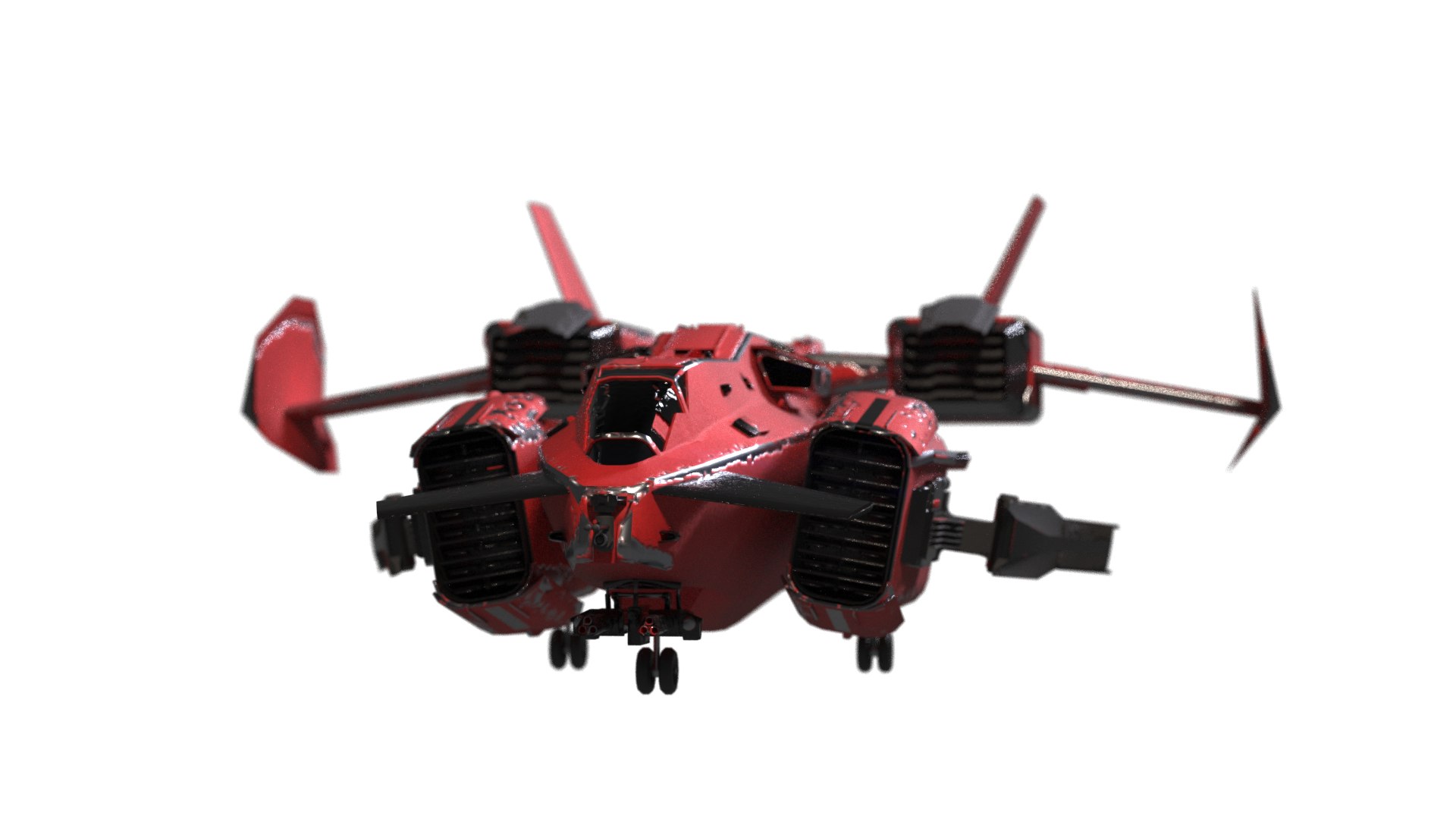 Vtol Ship 3D Model - TurboSquid 1212228