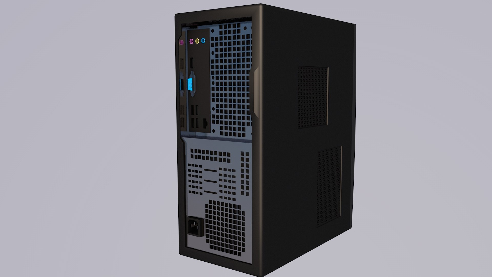 3D 3D Dell Inspiron 3670 Desktop PC Model - TurboSquid 1728876