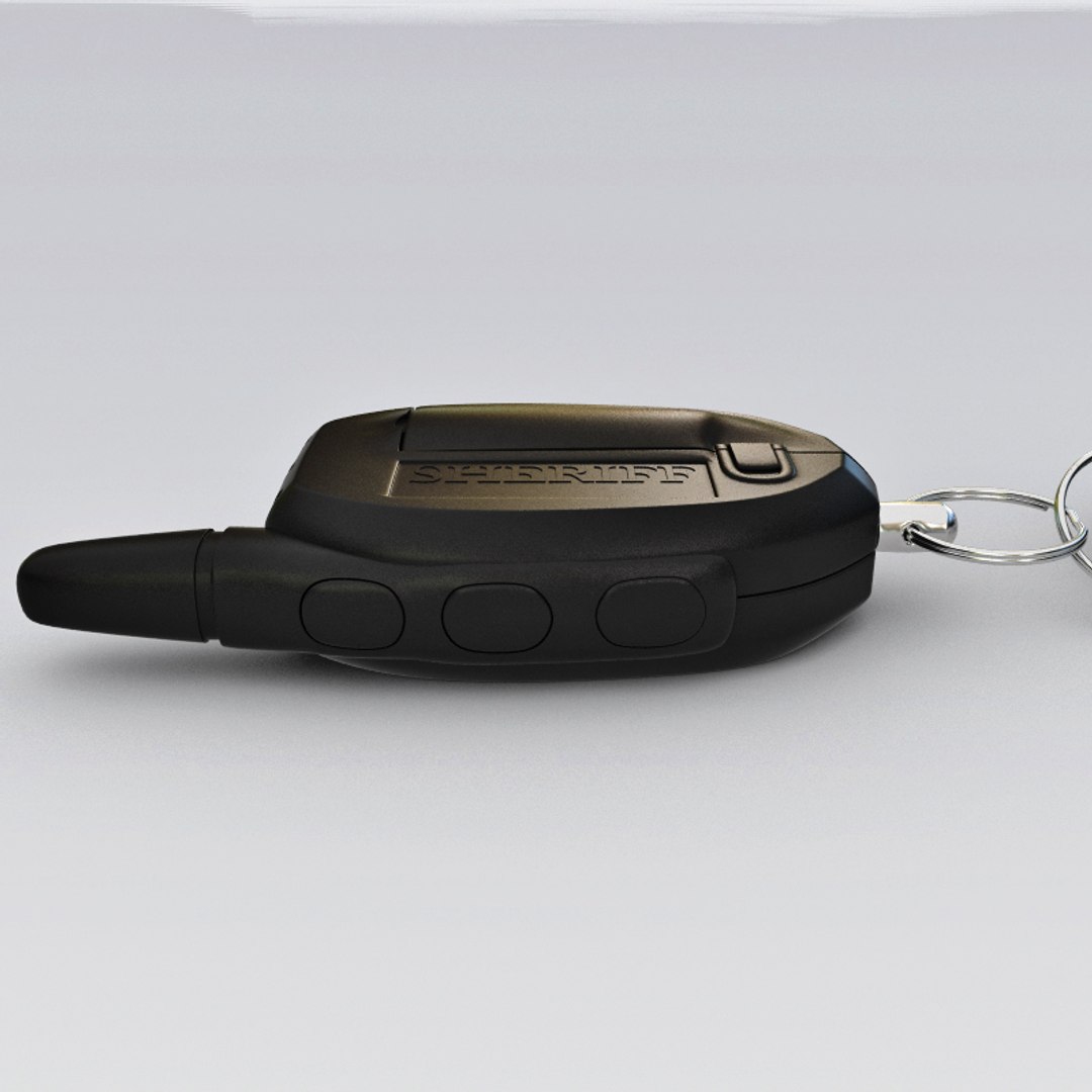 car key remote v2 3d model