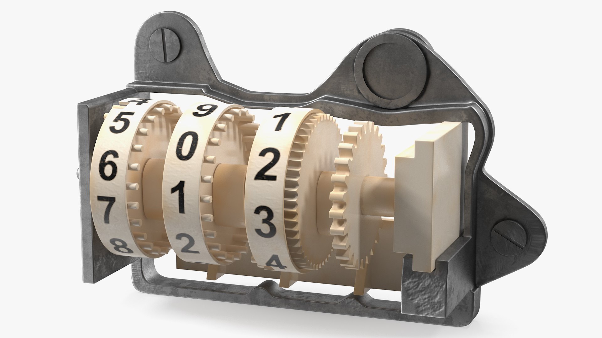 Counter mechanism 3D - TurboSquid 1653118