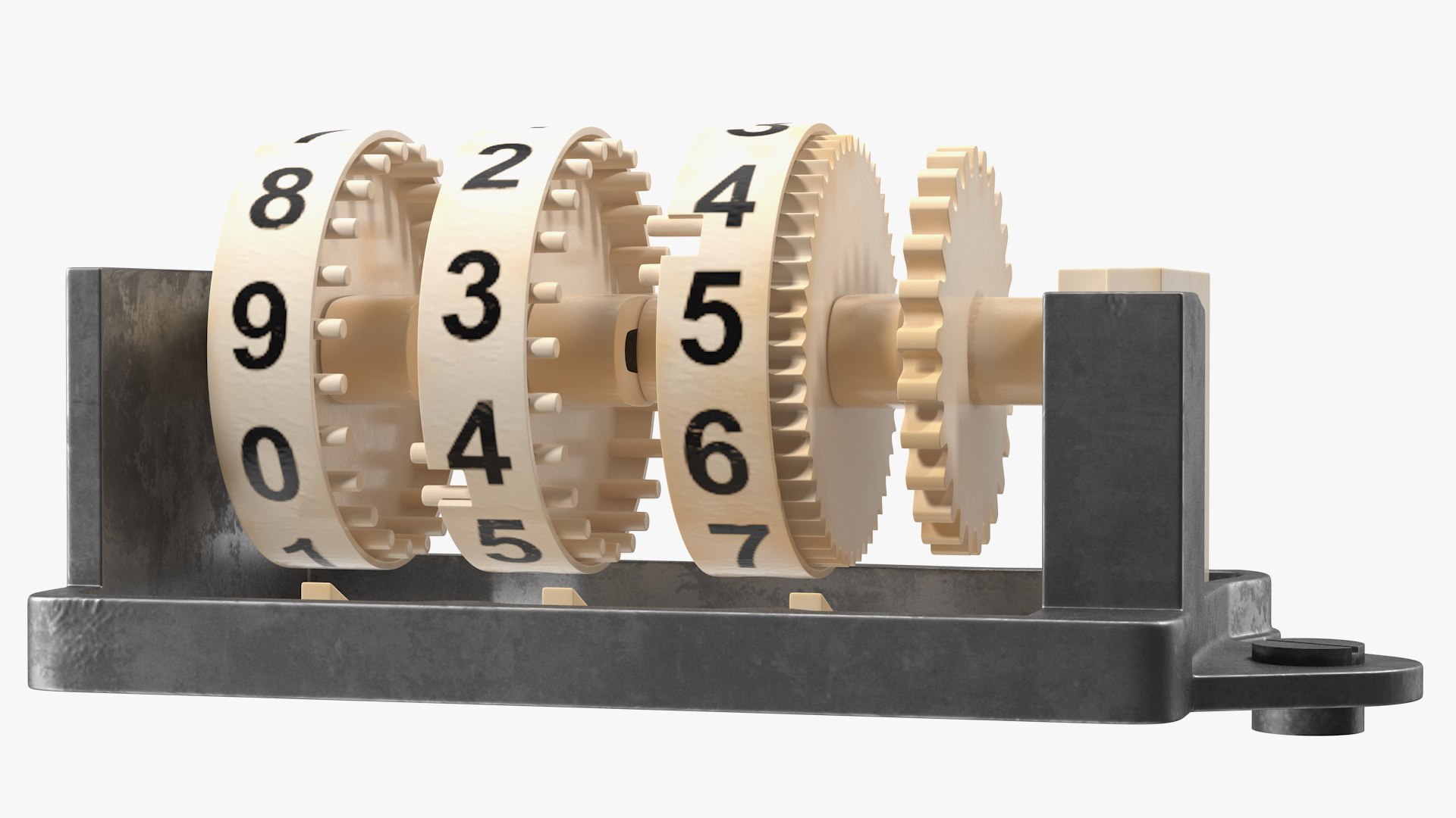 Counter Mechanism 3D - TurboSquid 1653118