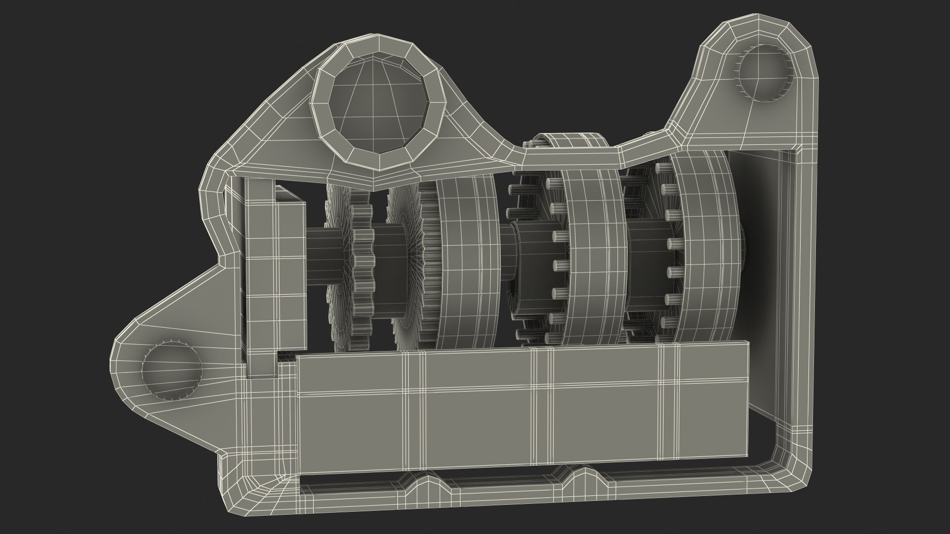 Counter mechanism 3D - TurboSquid 1653118