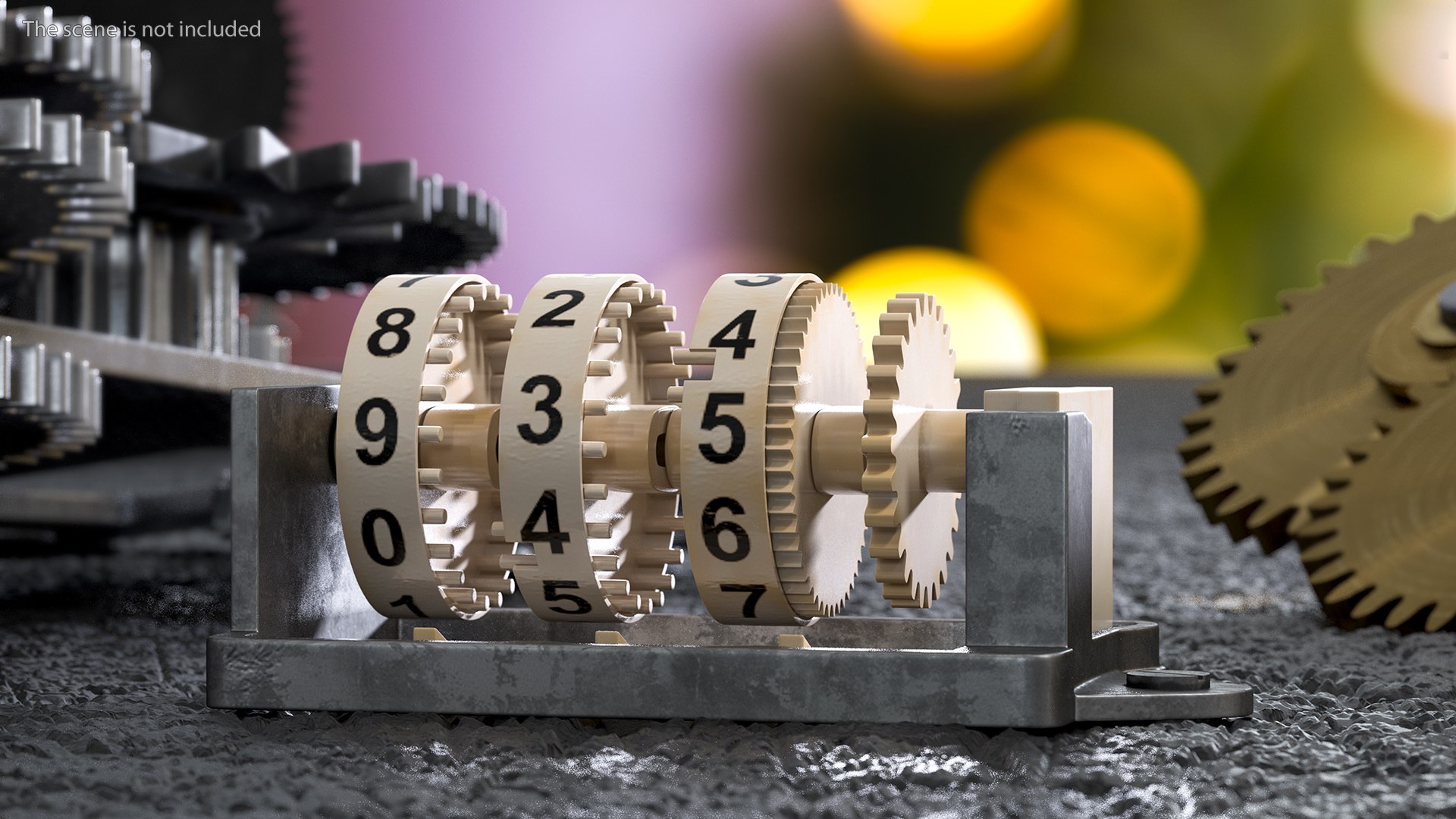 Counter Mechanism 3D - TurboSquid 1653118