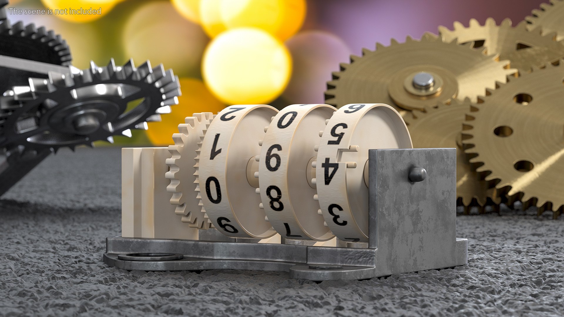 Counter Mechanism 3D - TurboSquid 1653118