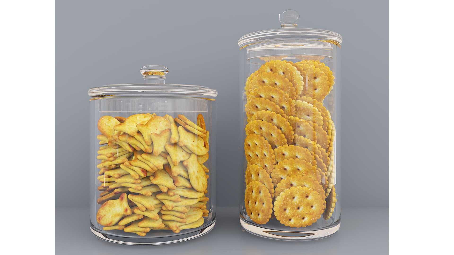 Cookie Jars 3 3D Model - TurboSquid 1914141