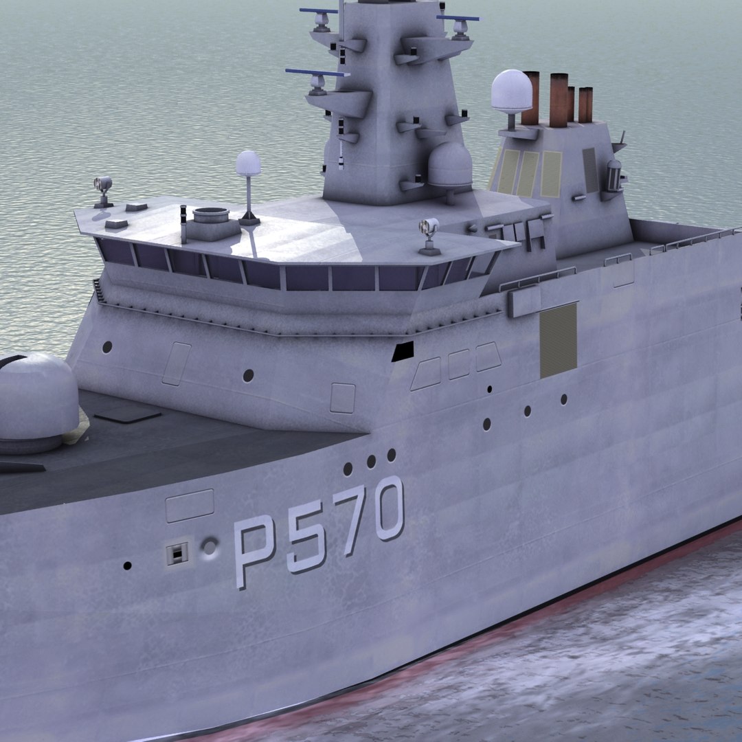 3d Model Knud Rasmussen Patrol Navy Ships