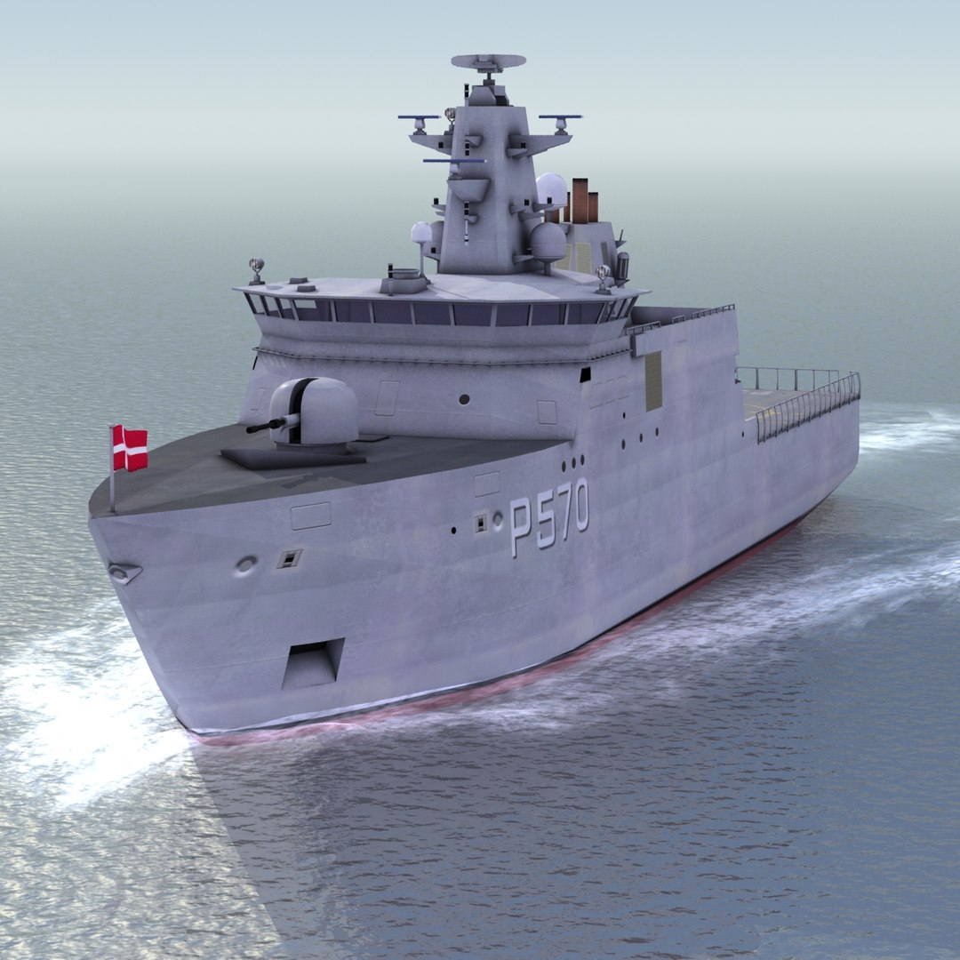 3d Model Knud Rasmussen Patrol Navy Ships